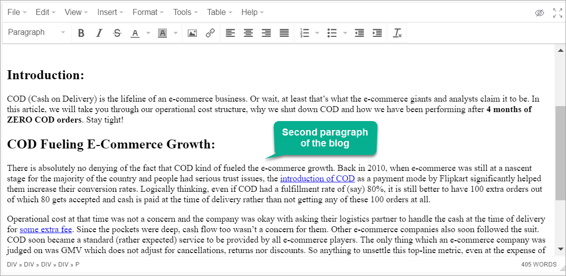 Write Blogs | Fynd Platform Help Center