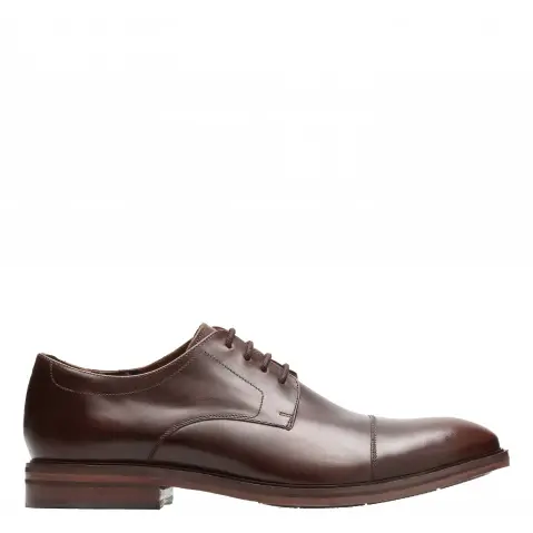 Buy Clarks Mckewen Cap Mahogany Leather for Men Online | Clarks Shoes India