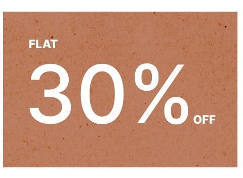 FLAT 30% OFF