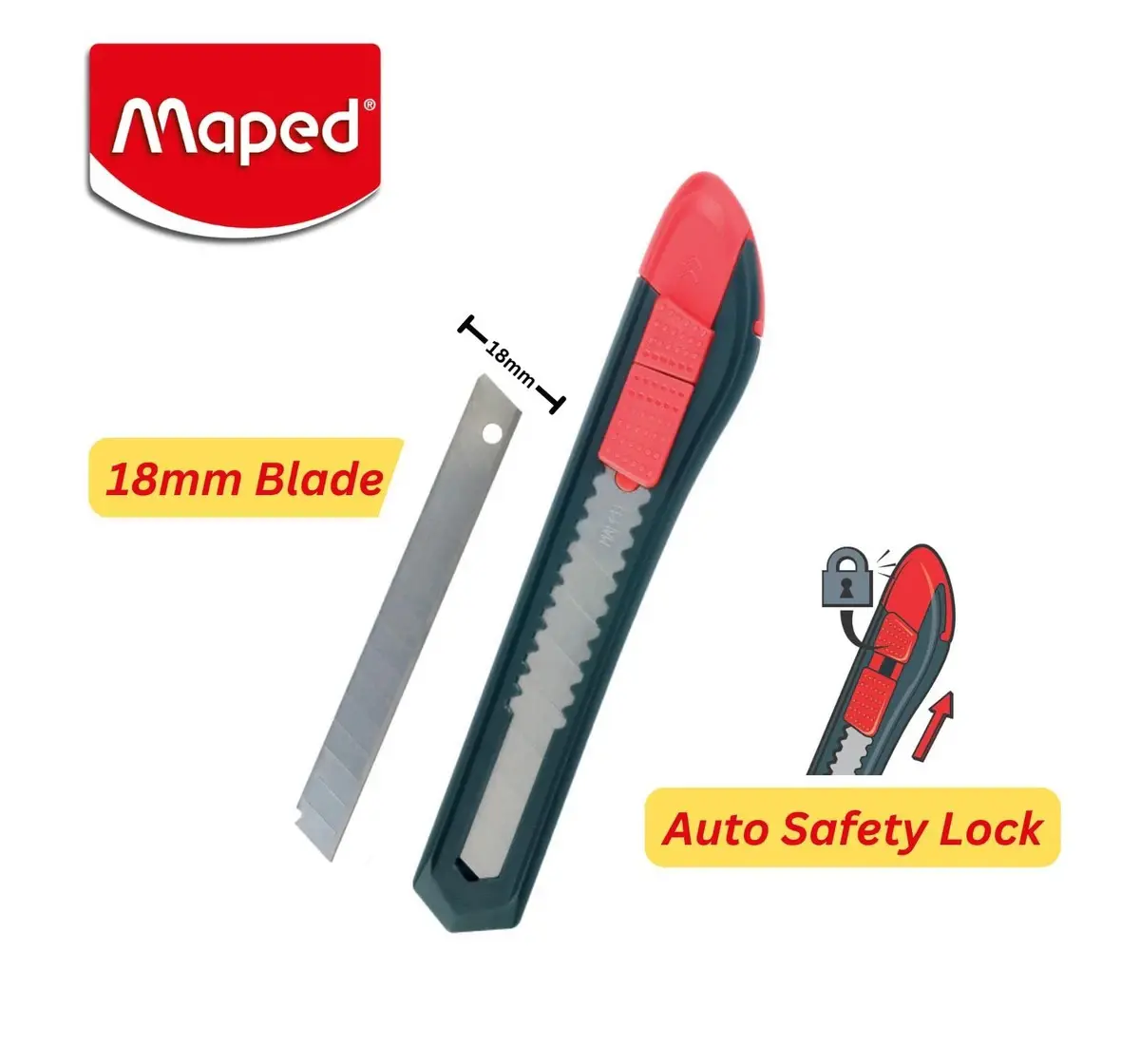 Buy Maped Plastic Body Cutter 18mm , 7Y+ Online | Hamleys India