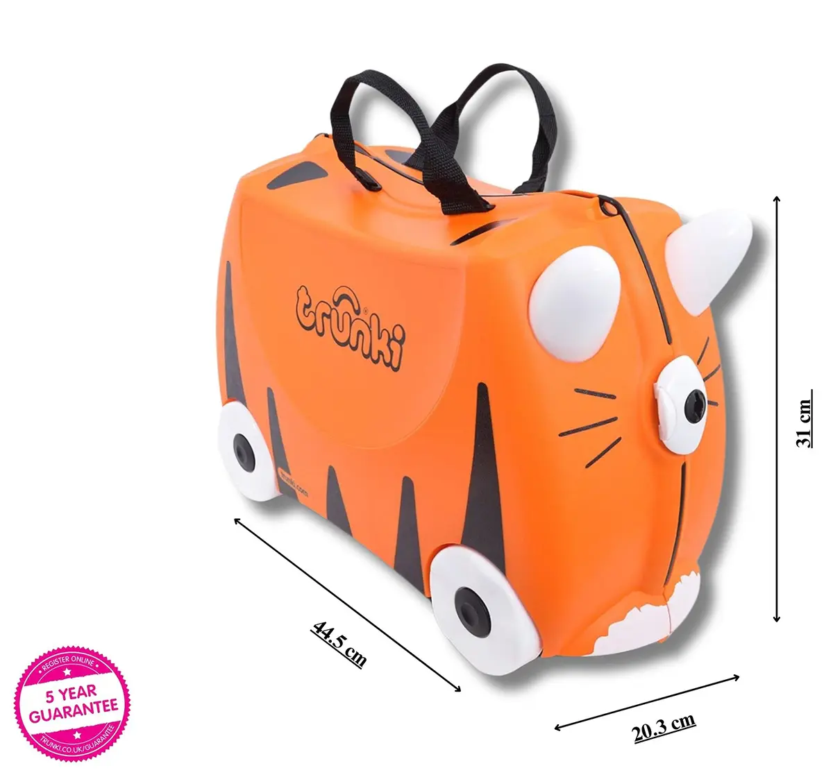 Buy Trunki Tipu (Orange) Ride-On Suitcase, Carry-On Luggage for Kids ...