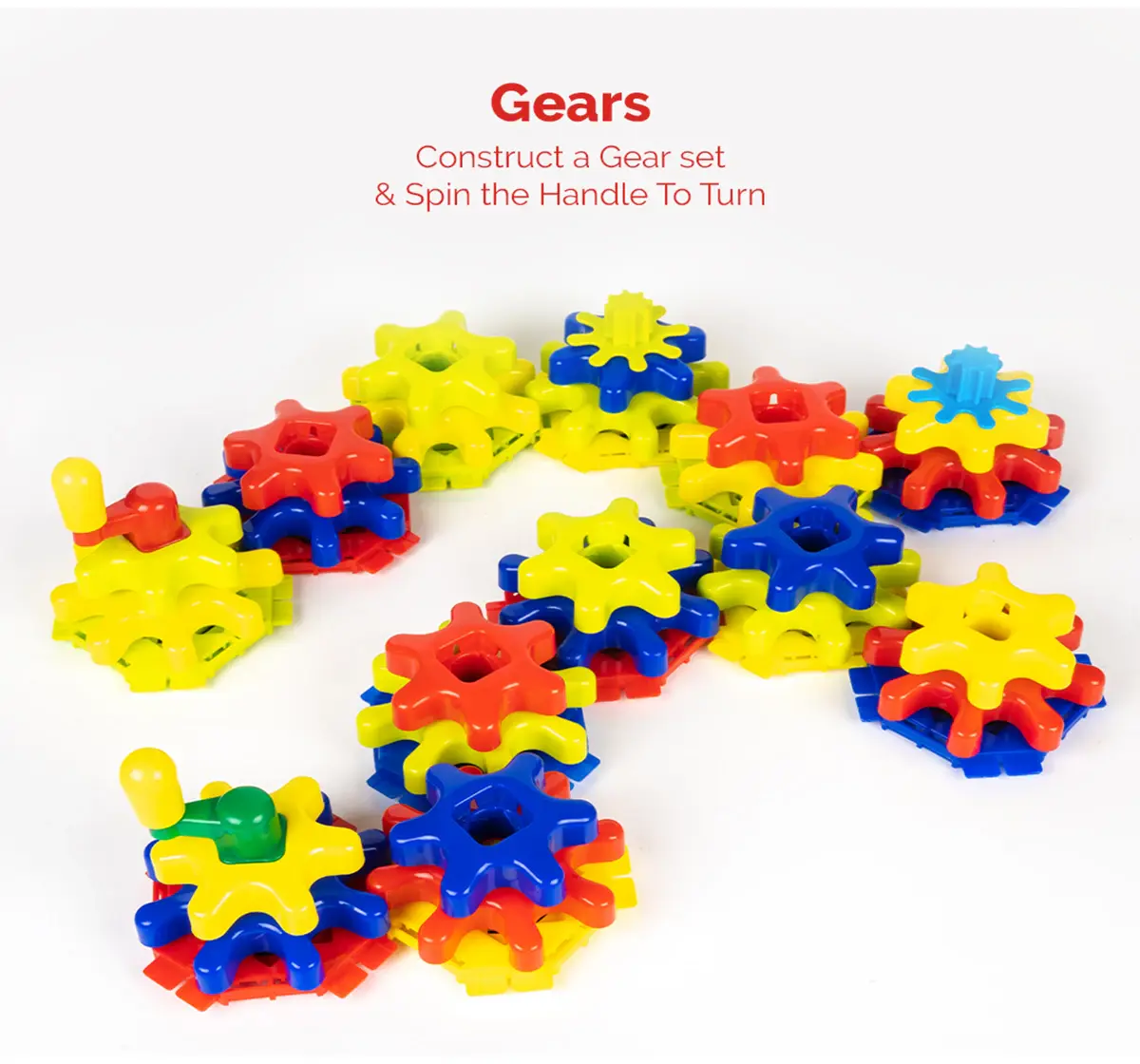 Buy Ratna's Make & Spin Gears, Activity Game, Multicolour, 3Y+ Online ...