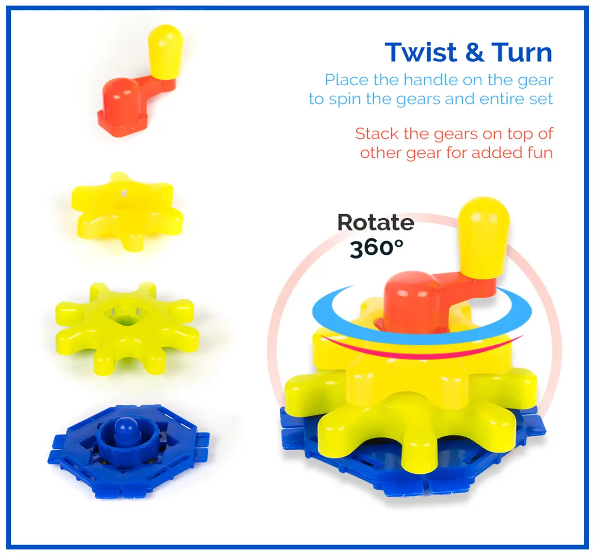 Buy Ratna's Make & Spin Gears, Activity Game, Multicolour, 3Y+ Online ...