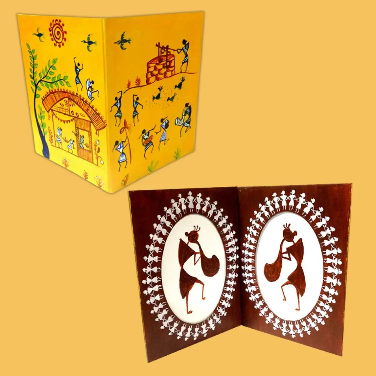 Toykraftt Wondrous Warli Art Painting Kit Multicolour, 7Y+