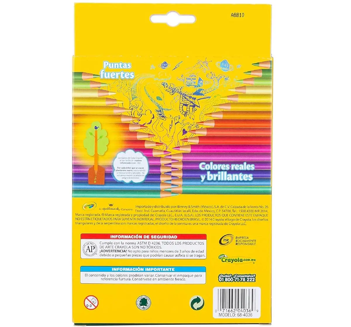 Buy Crayola Colored Pencils, 36 pieces, 3Y+ Online | Hamleys India