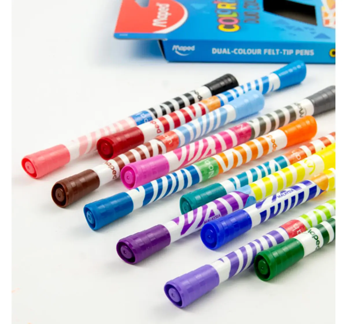 Buy Maped Duo Colour Felt Tip Marker Set - Assorted, 3Y+ (Multicolour ...