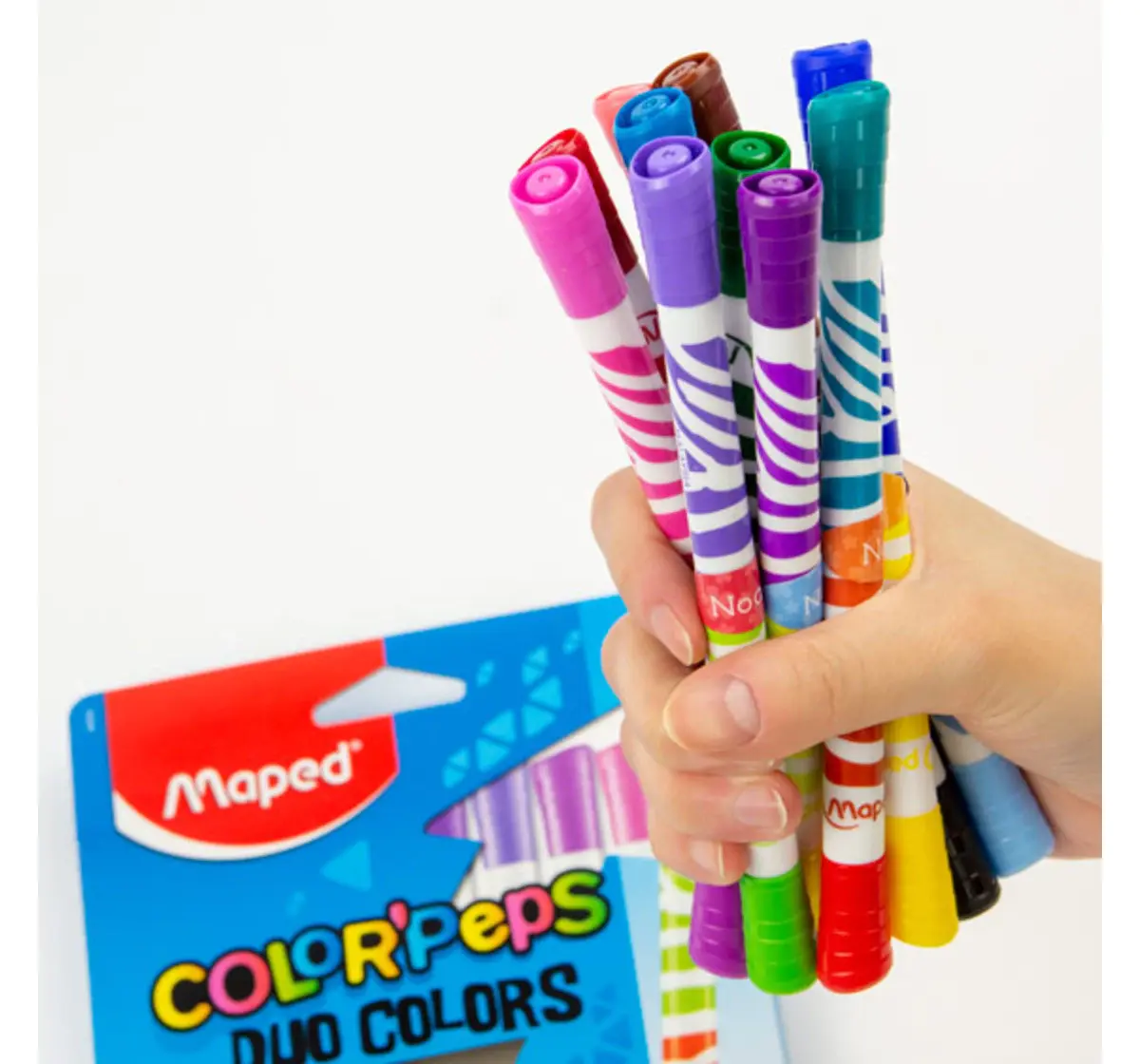 Buy Maped Duo Colour Felt Tip Marker Set - Assorted, 3Y+ (Multicolour ...