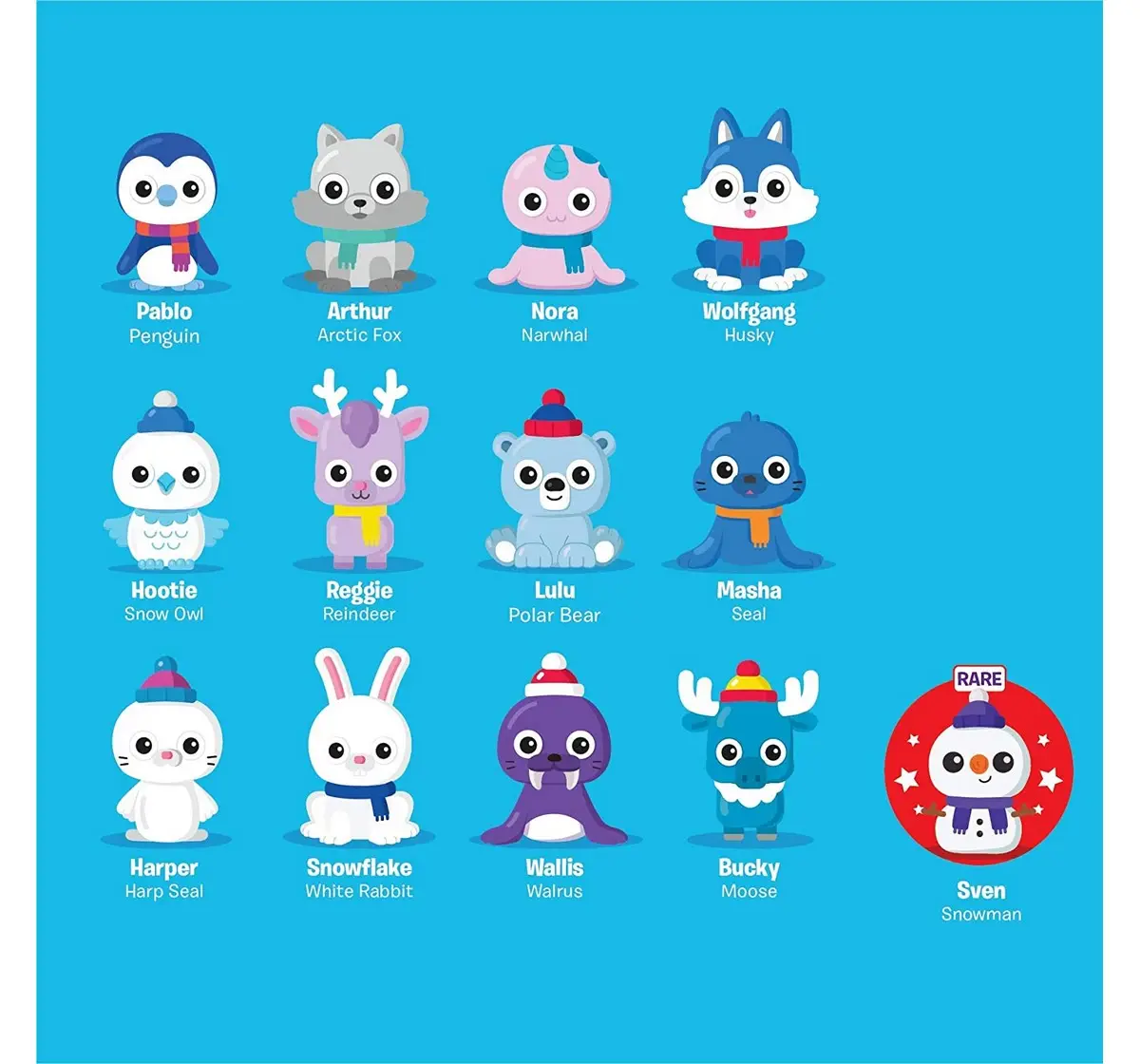 Learning Resources Game Playfoam® Pals™ Snowy Friends Series 3 (6 Pack ...