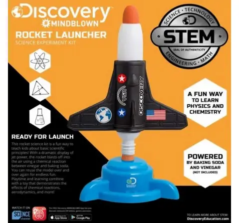 Discovery Kids Stem Kids Science Rocket Kit Black 14 To 20 Years