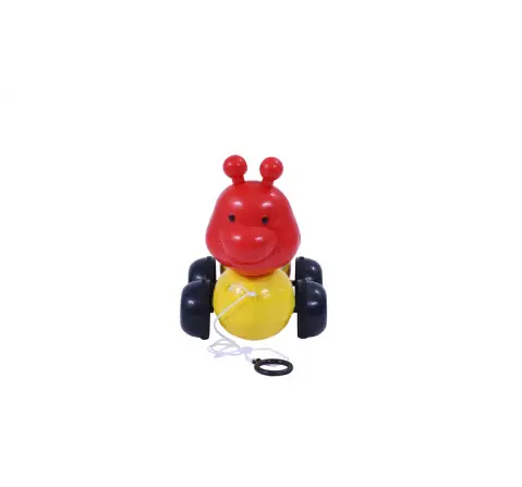 Toyzone Pull Along Baby Bee 71464 Yellow and Red, 12M+