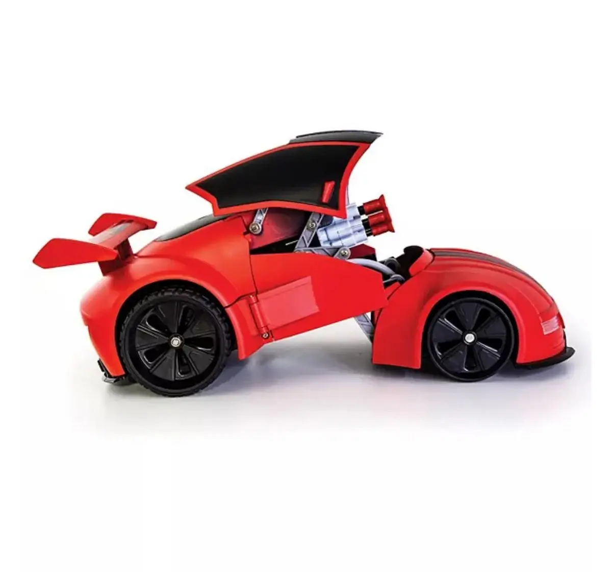 Sharper Image R/C Car Transforming Missile Launcher Red 6 To 14 Years