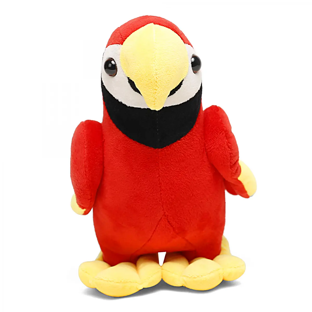 Fuzzbuzz Parrot Soft Toy, Red, 3Y+