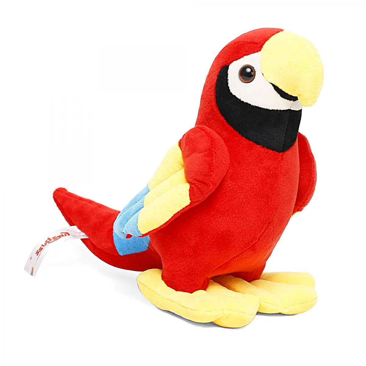Fuzzbuzz Parrot Soft Toy, Red, 3Y+