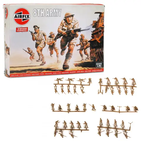 Airfix Vintage Classic World War 2 British 8th Army 8Y