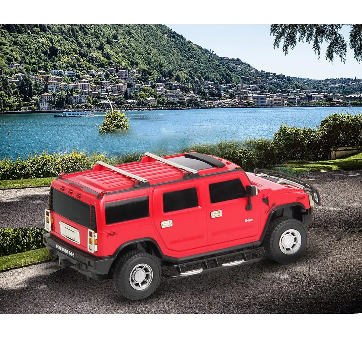 Playzu R/C Car Hummer H2 (Red) R/C 1:14 Red 6 Years+