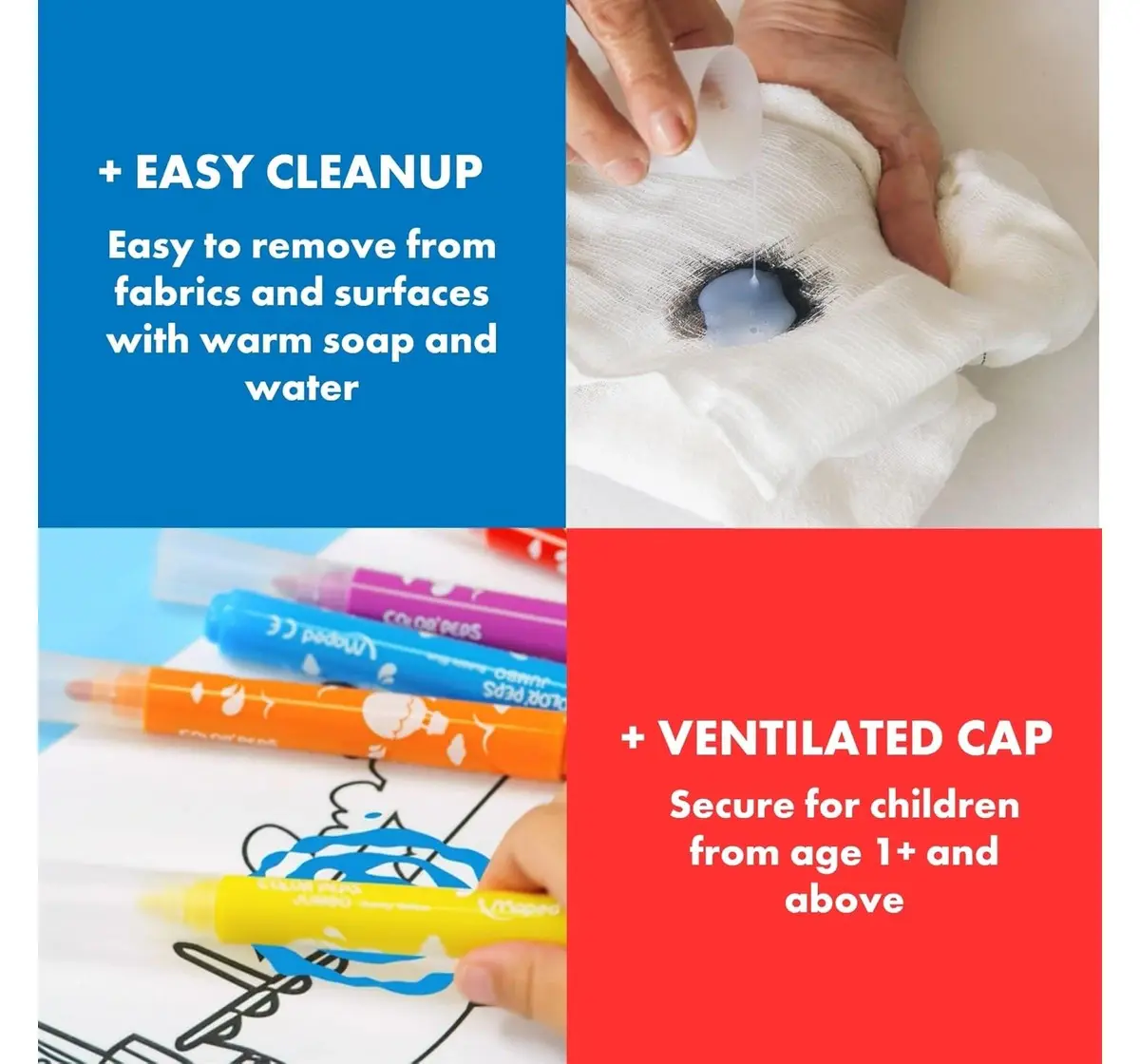 Buy Maped Color'Peps Painting Plastic Palette, 3Y+ (White) Online ...