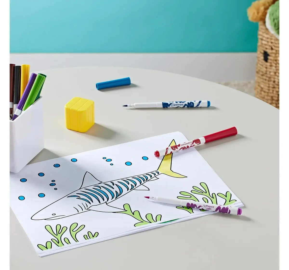 Buy Maped Washable Jumbo Felt Tip Marker Set -Assorted, 1Y ...