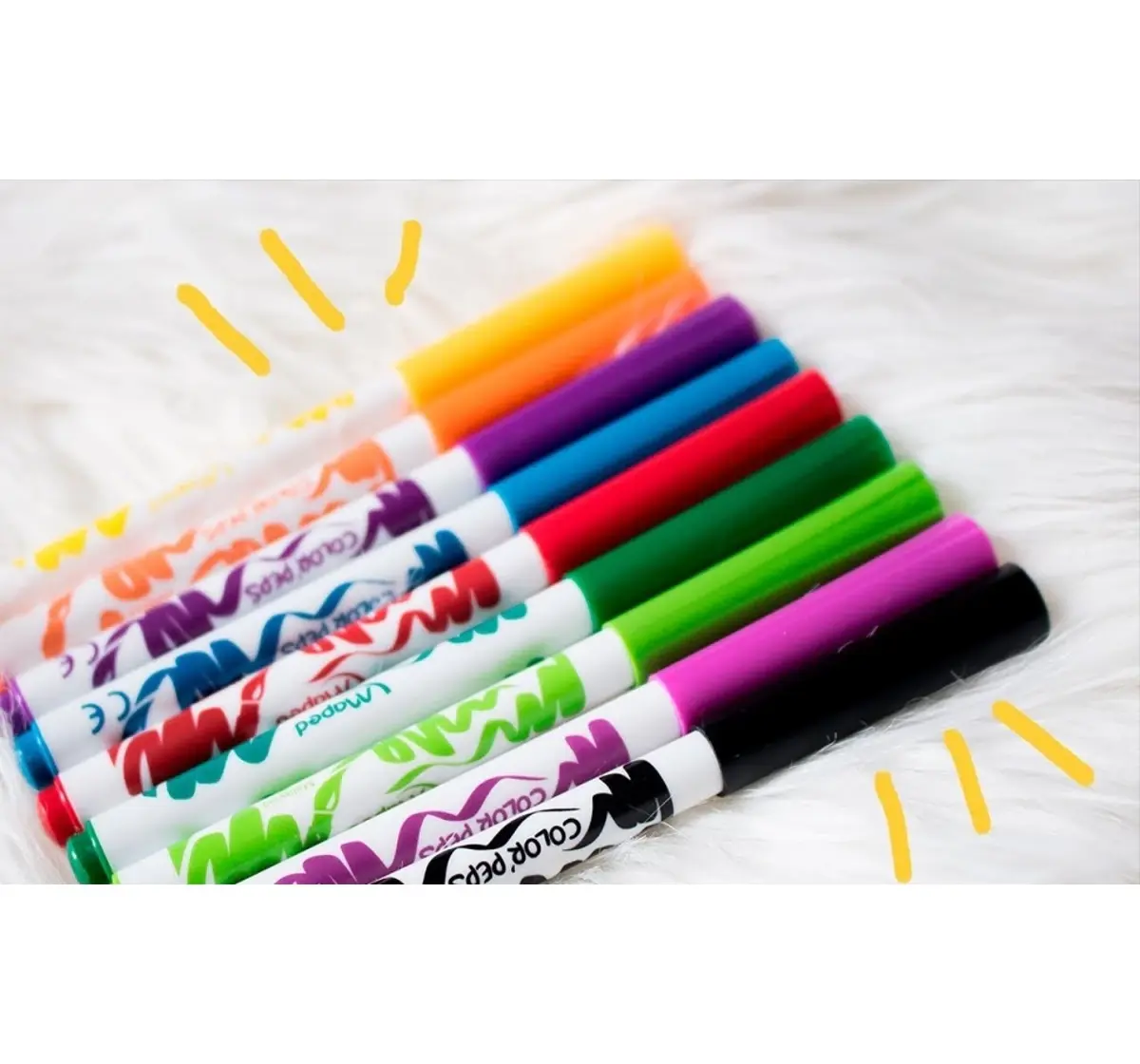 Buy Maped Washable Jumbo Felt Tip Marker Set -Assorted, 1Y ...