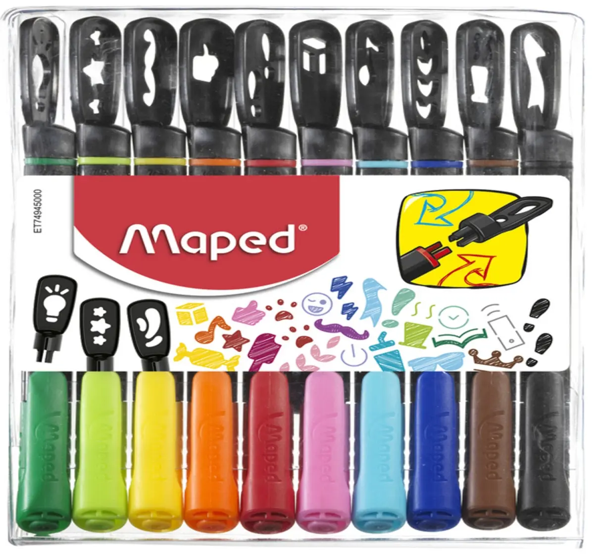 Buy Maped Graph Peps Fineliner Pen Set - 5Y+ (Multicolour) Online ...