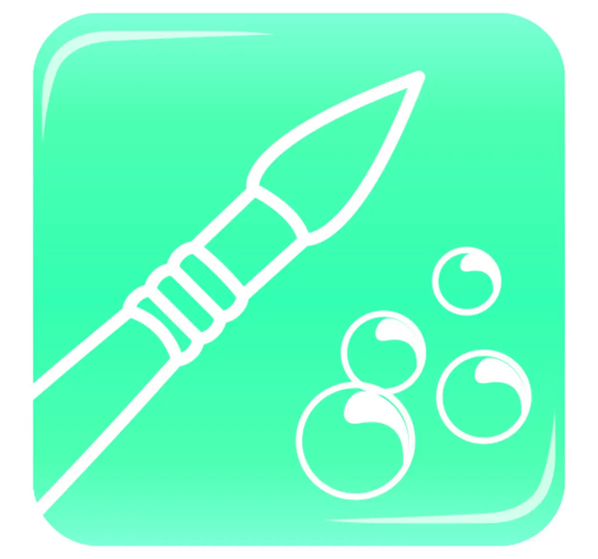 Buy Maped Plastic Handle Synthetic Mix Paint Brush Set of 4- Assorted ...