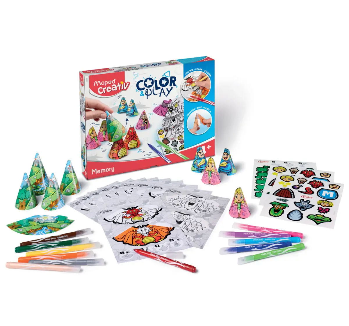 Buy Maped Creativ Spiral Art Kit, 5Y+(Multicolour) Online | Hamleys India