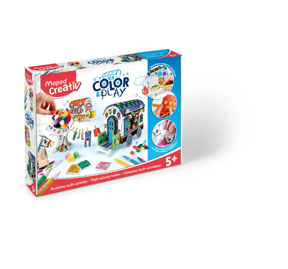 Buy Maped Creativ Kit Color and Play 4 Seasons Tree, 5Y+ (Multicolour ...