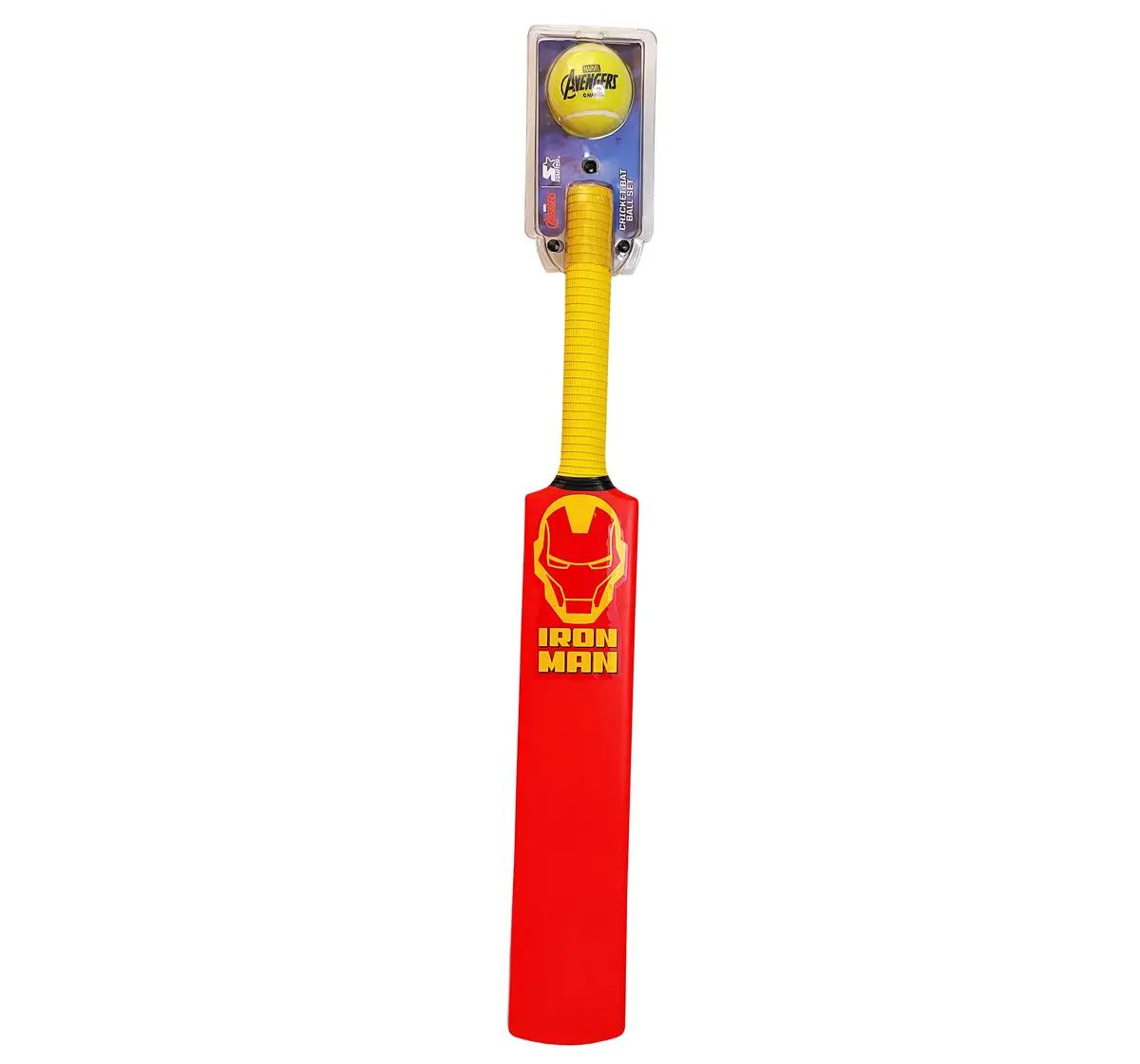Starter Iron Man Cricket Bat And Ball Set Size 4 Multicolour, 3Y+