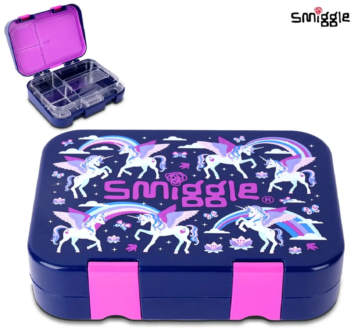 Buy Smiggle Away Bento Lunch Box for Kids with Removable Inner Tray ...
