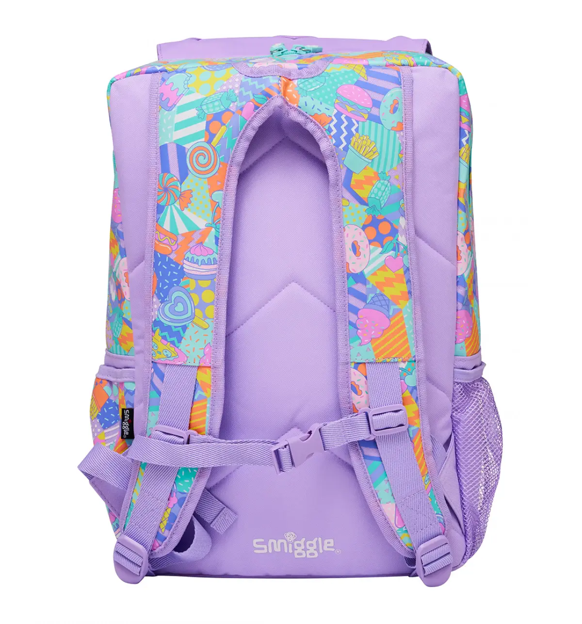 Smiggle Away Foldover Backpack Lilac, 3Y+