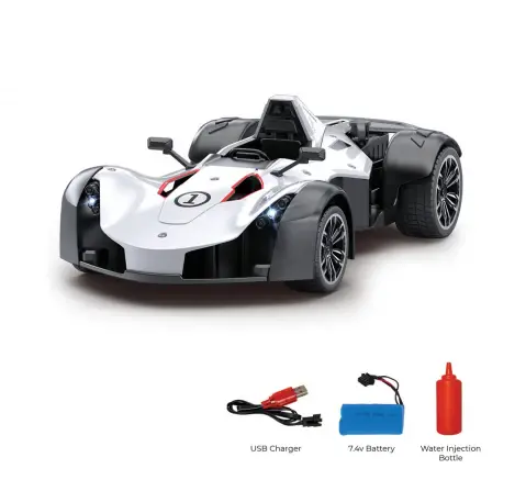 Playzu R/C Car Die-Cast Spray R/C Sports - W White 6 Years+