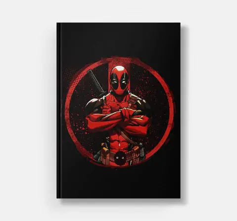 Buy Macmerise Deadpool Stance Notebook Hard Cover A5 Ruled, 6Y+ Online ...