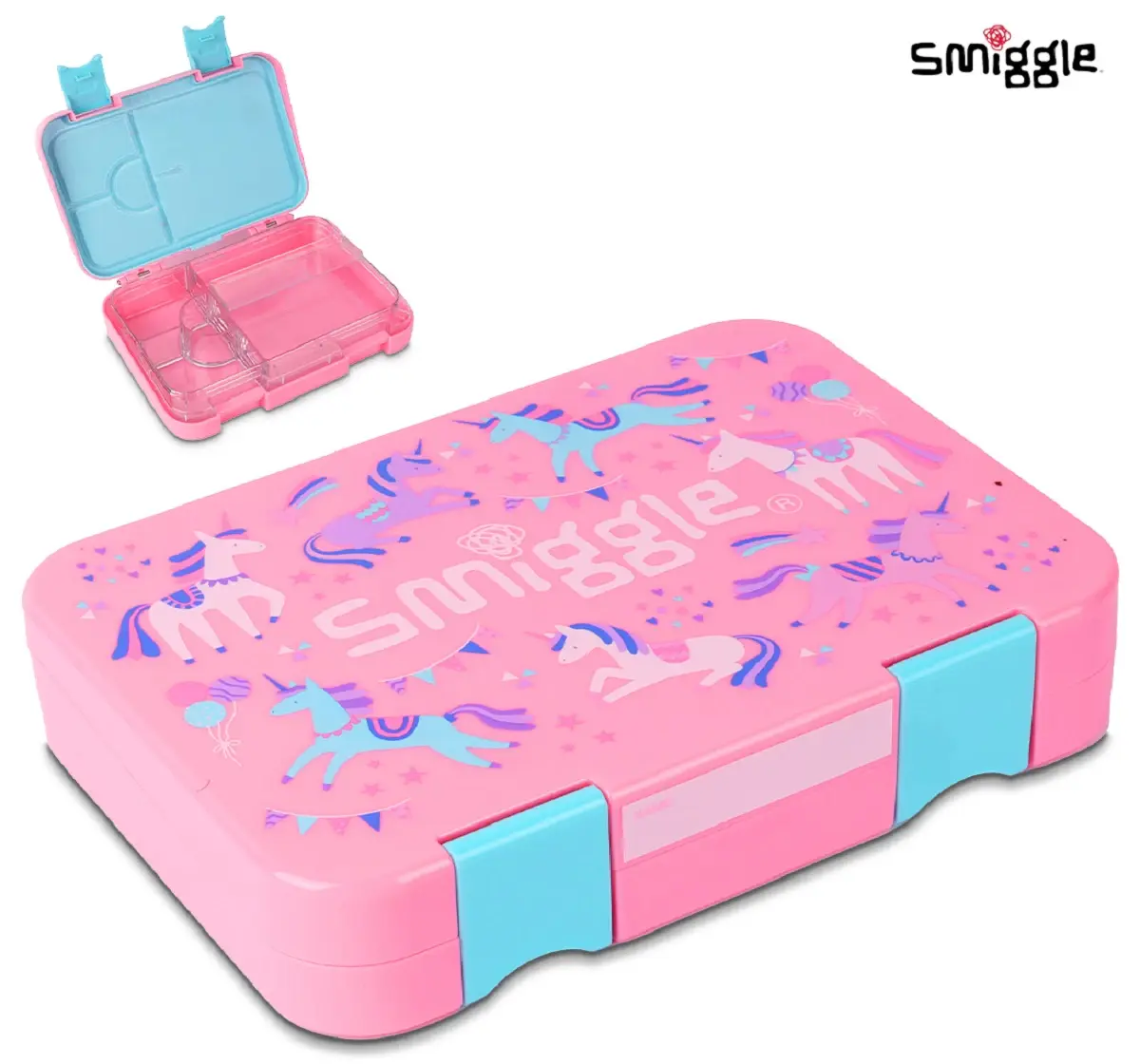 Buy Smiggle Glide Bento Lunch Box for Kids with Removable Inner Tray ...
