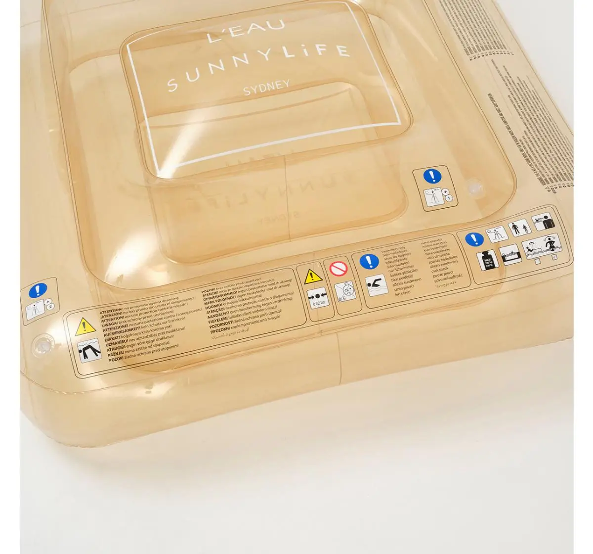 SUNNYLiFE Luxe Lie On Float, Inflatables, 10Y+