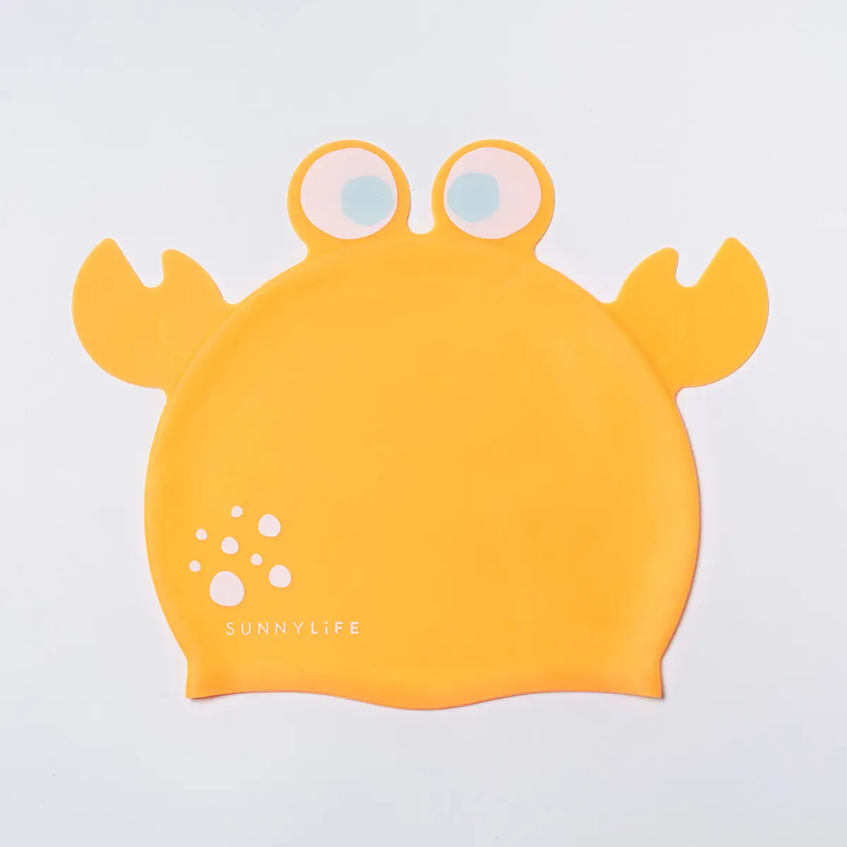 SUNNYLiFE Shaped Swimming Cap Sonny The Sea Creature Neon Orange ...