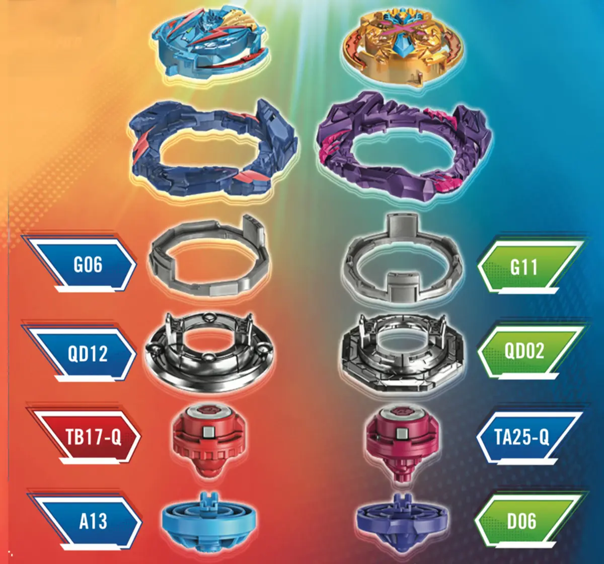 Buy Beyblade Burst QuadStrike Ultimate Evo Valtryek V8 and Divine ...