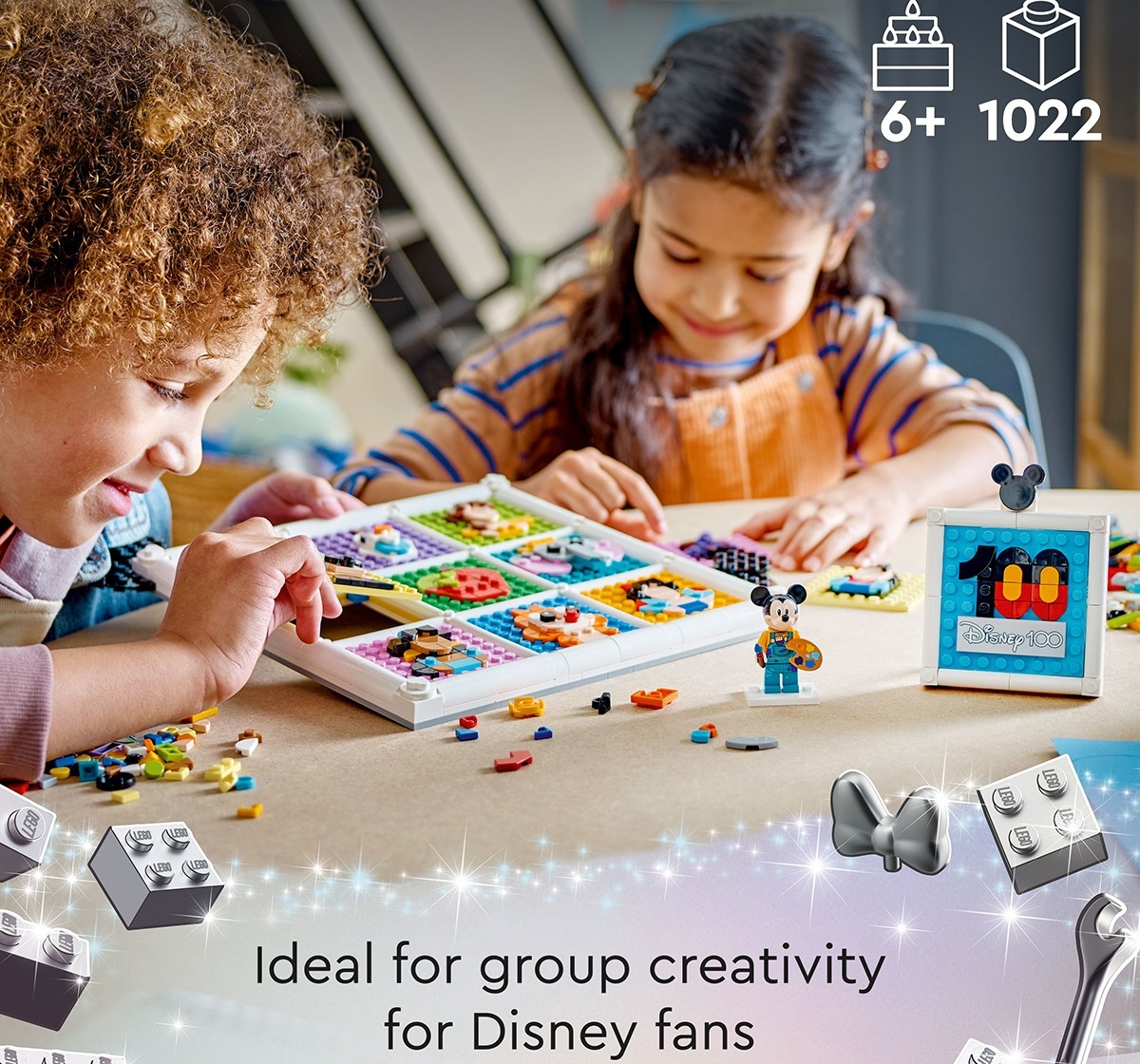 Lego Disney 100 Years Of Disney Animation Icons 43221 Building Toy Set ...