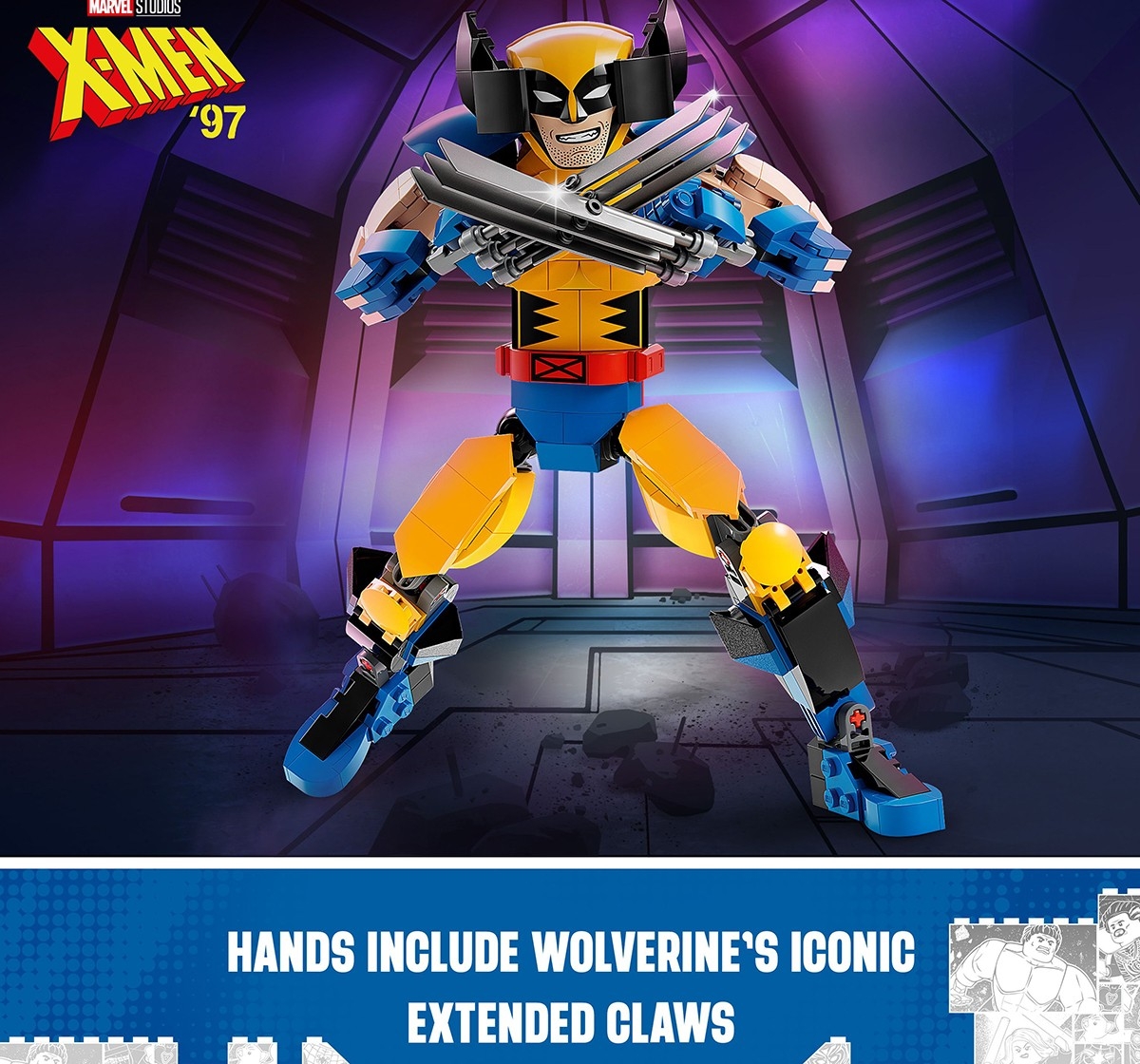 Lego Marvel Wolverine Construction Figure 76257 Building Toy Set (327 ...