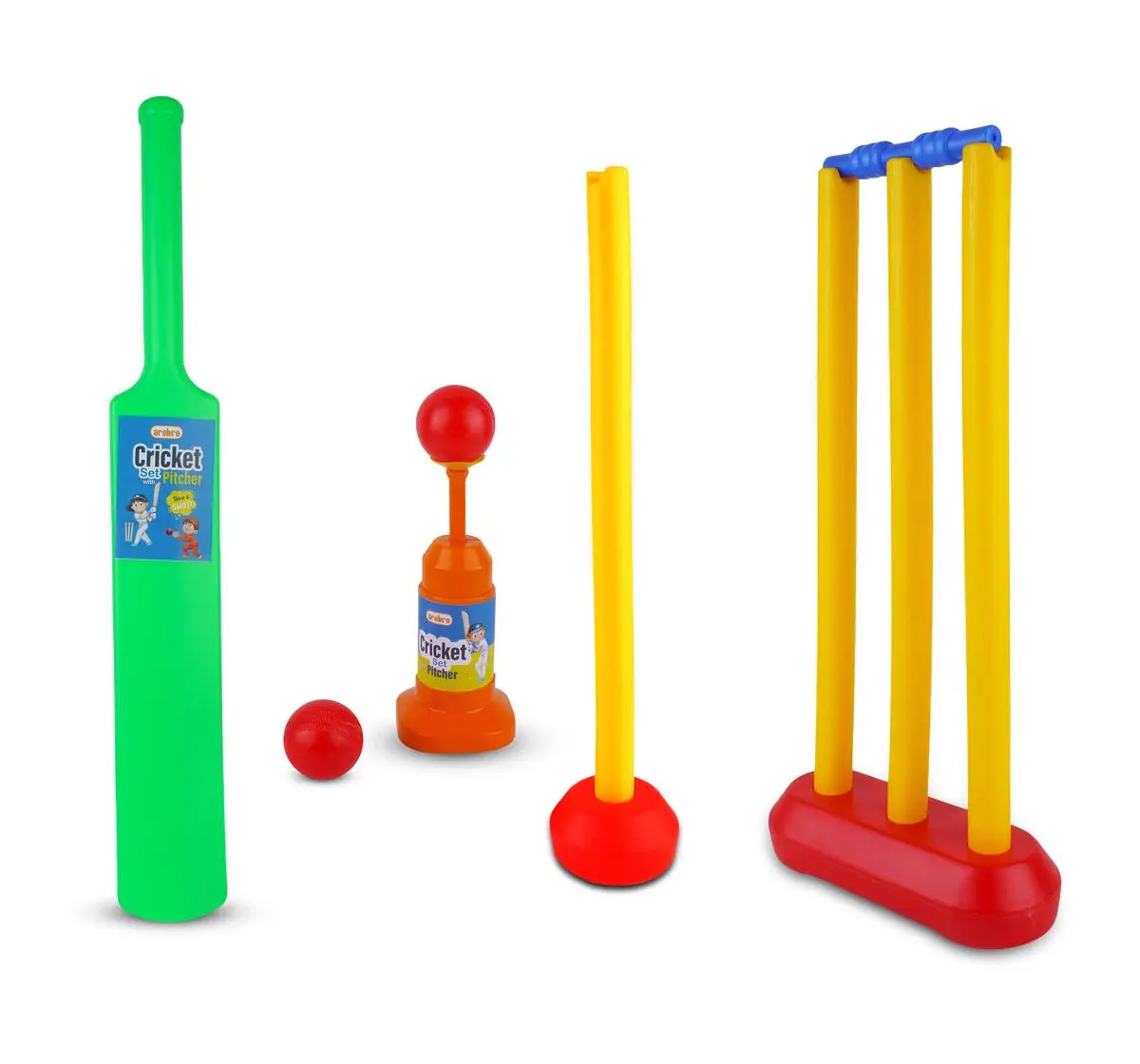 Buy Arobro Cricket Set With Pitcher, 3Y+ Online | Hamleys India