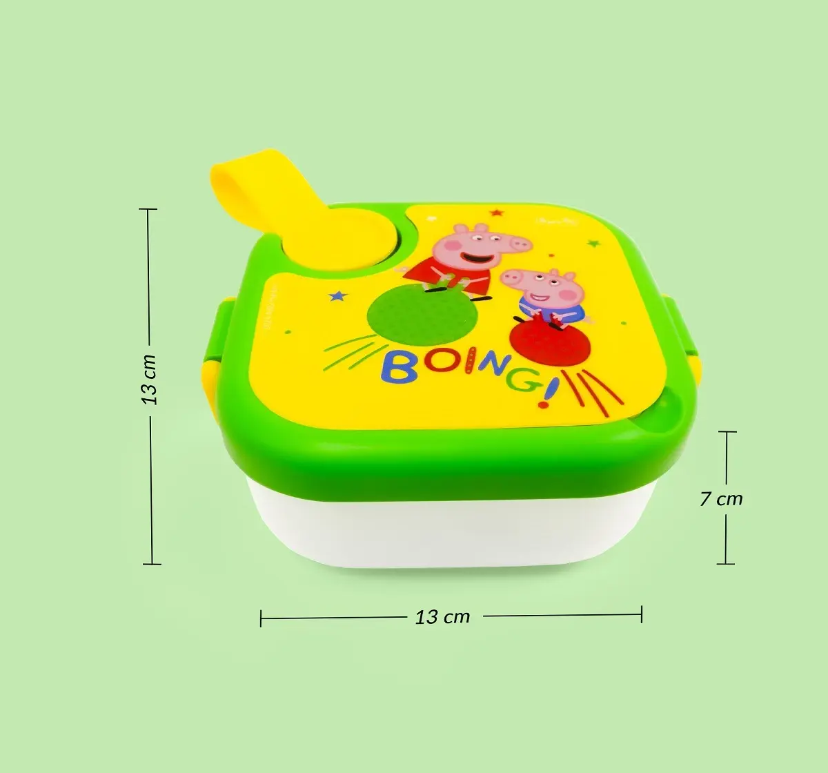 Buy Rabitat Peppa Lunchmate Mini - Hop On, Lunchbox for kids, 3Y ...