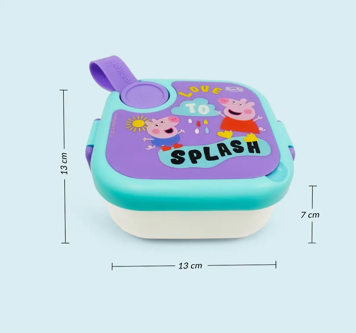 Buy Rabitat Peppa Lunchmate Mini - Rainy Day, Lunchbox for kids, 3Y ...