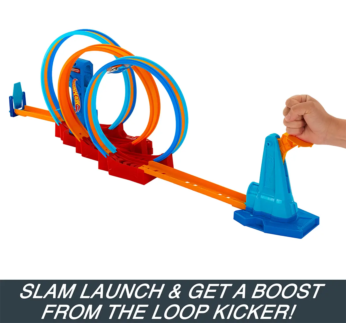 Hot Wheels Ultra Hots Track Builder Loop Madness 4Y Multicolour