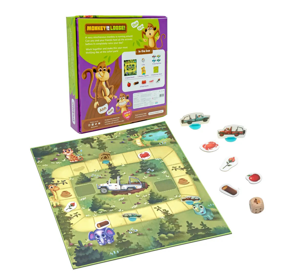 Buy Bloomingo Monkey On The Loose Board Game, 4Y+ Online | Hamleys India