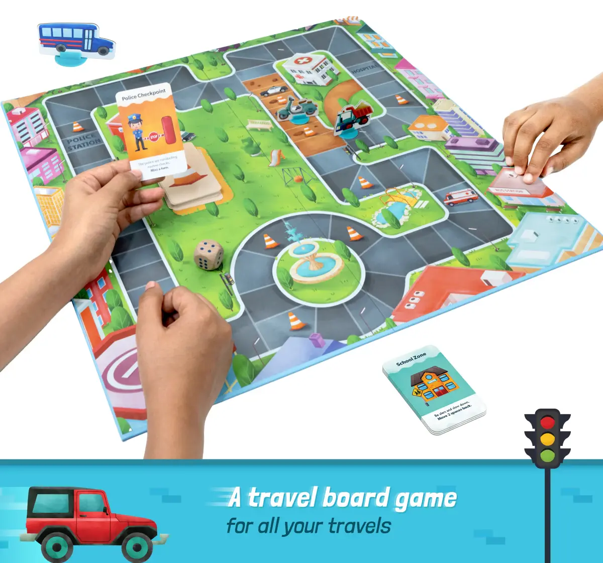 Buy Bloomingo Chaos Commute Board Game, 4Y+ Online | Hamleys India