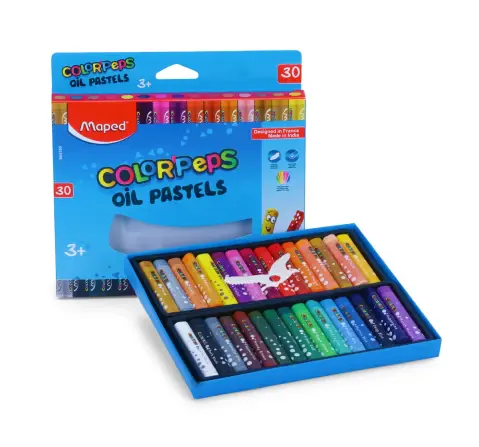 Buy Maped Baby Plastic Crayons Ring Shaped, 1Y+ (Mukticolour) Online ...