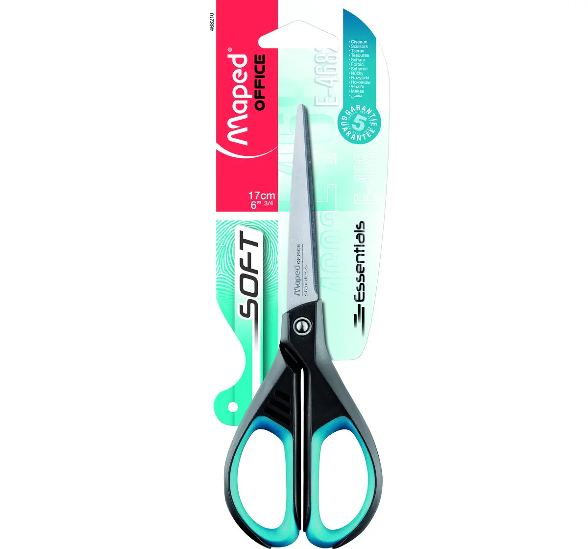 Buy Maped Essentials Green Scissors 21 Cm, 10Y+ (Blue) Online | Hamleys ...