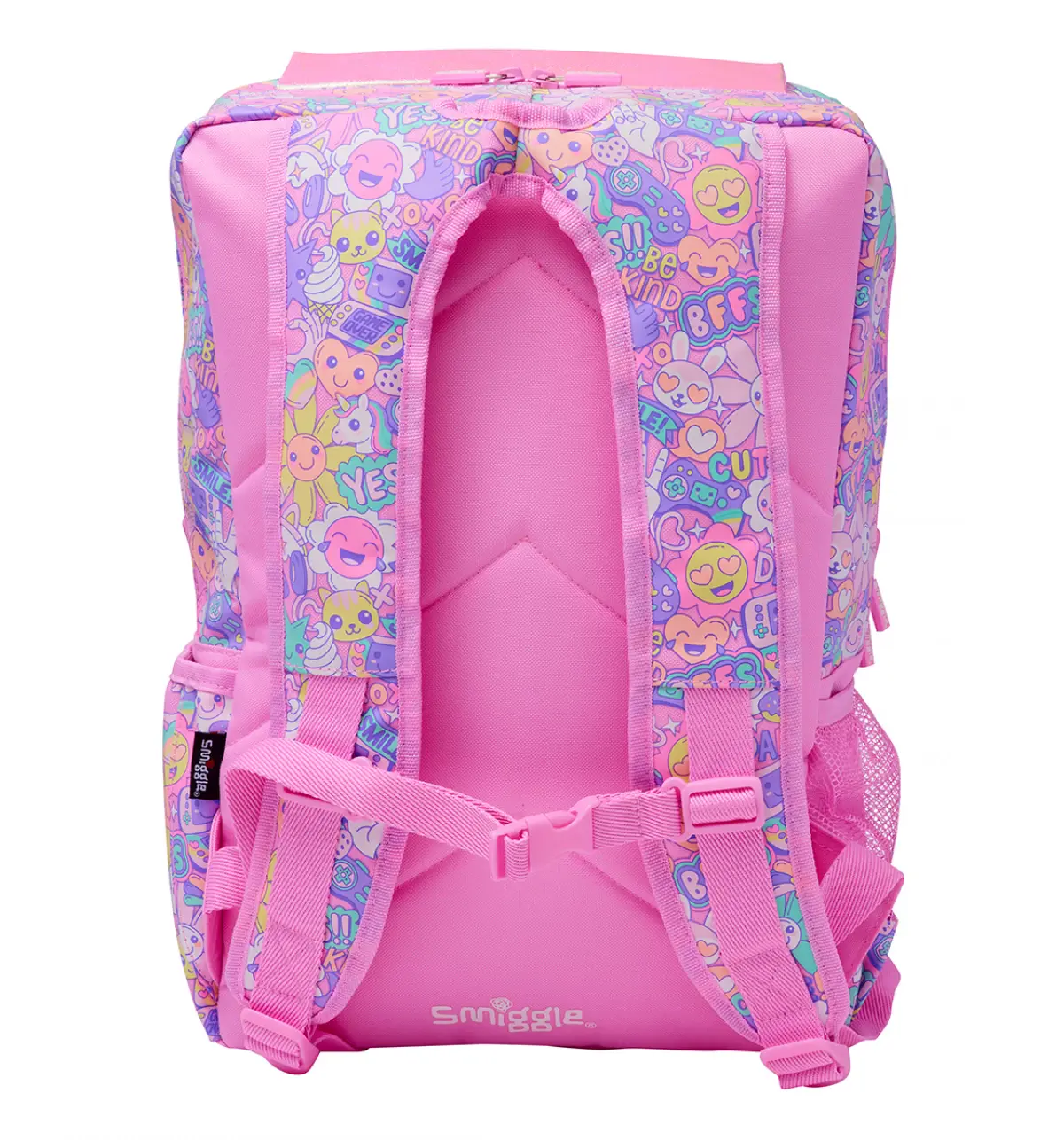 Smiggle Epic Adventures Attach Foldover Backpack Pink, 3Y+