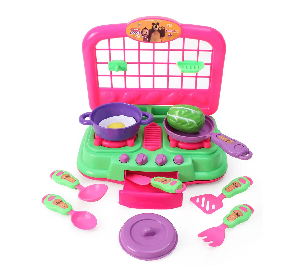 Buy Striders Masha & Bear Realistic Kitchen Set toys, 3Y+ Online ...
