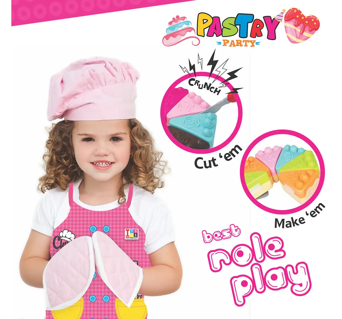 Buy ITOYS Pastry Party Set 16Pcs, 3Y+ Online | Hamleys India