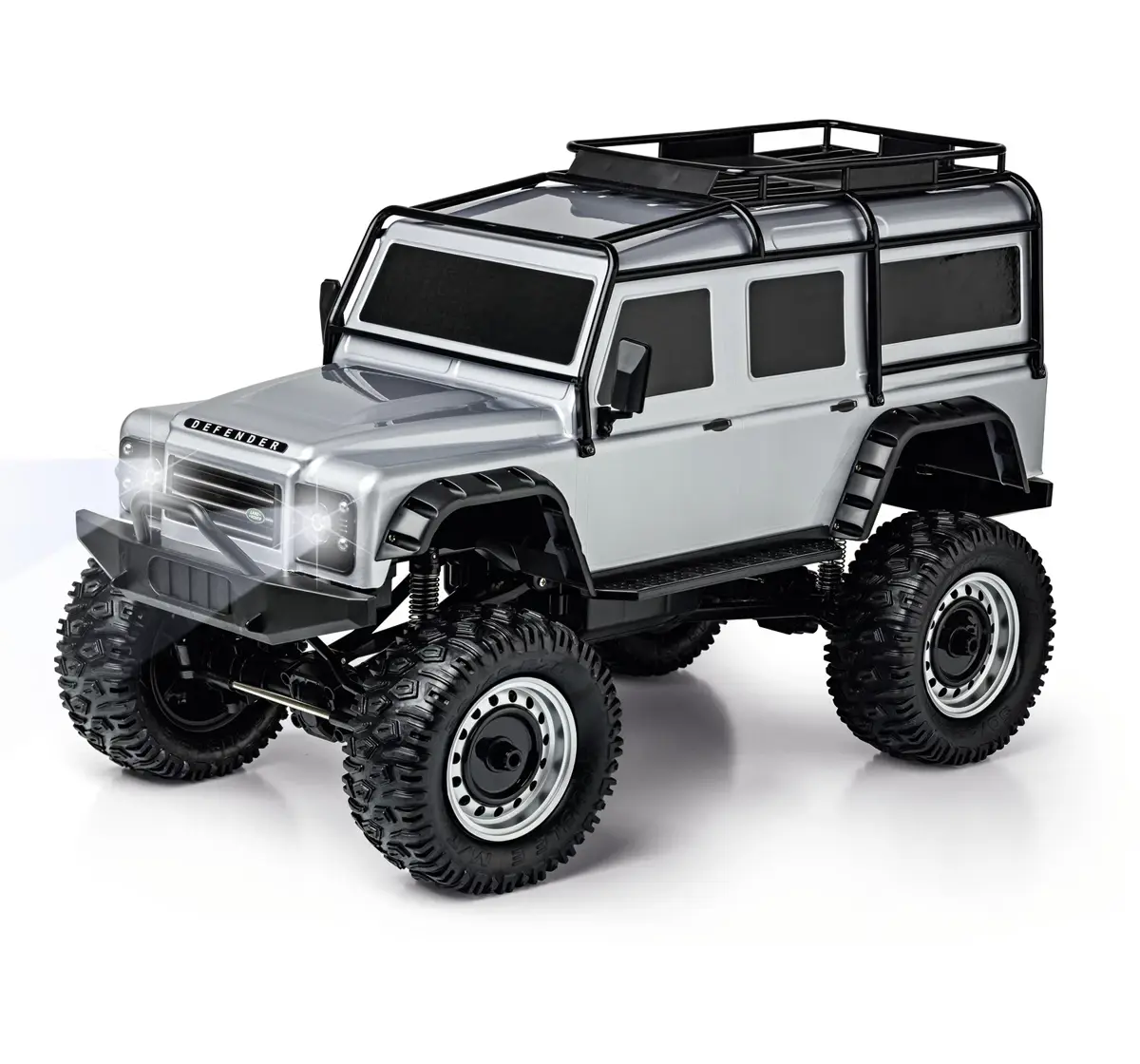 Carson 1:8 Land Rover Defender 100% RTR Silver, 14+