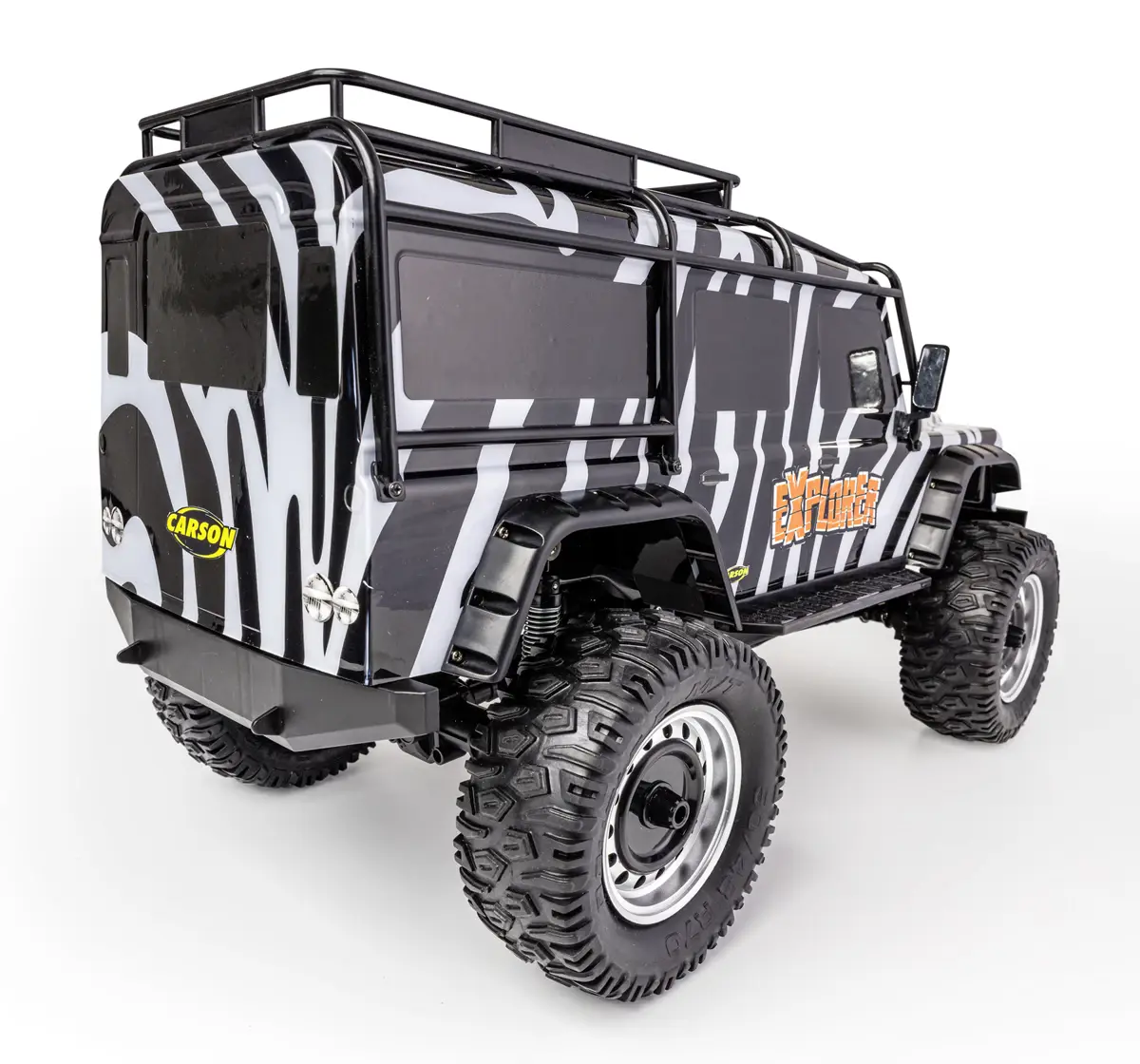 Carson 1:8 Land Rover Defender 100% RTR Safari Multicolour, 14+